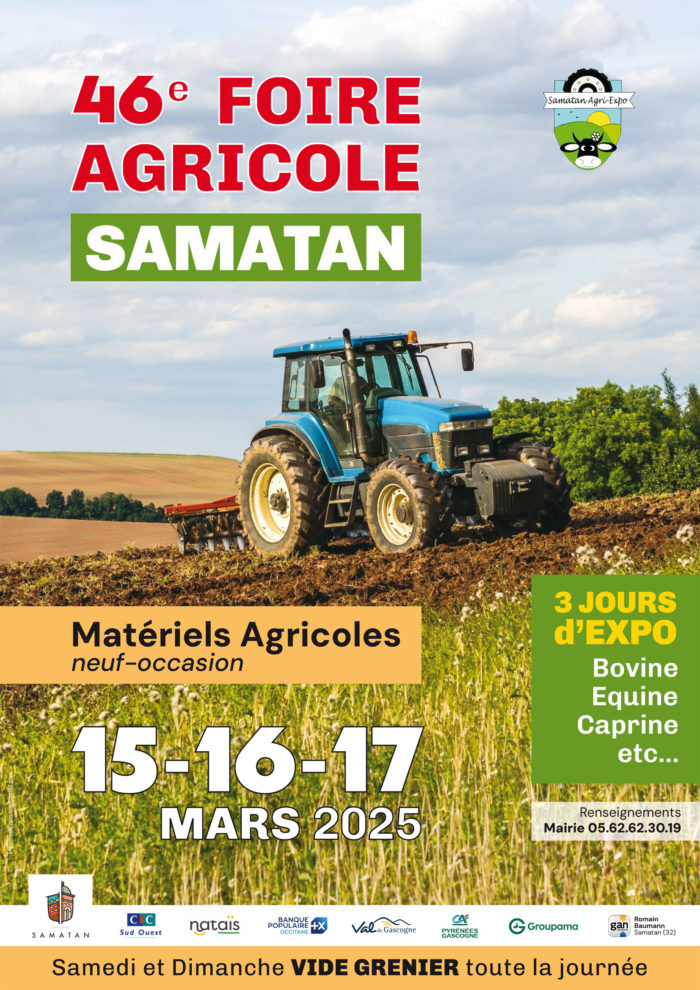 Samatan capitale agricole du 15 au 17 mars - Mairie de Samatan